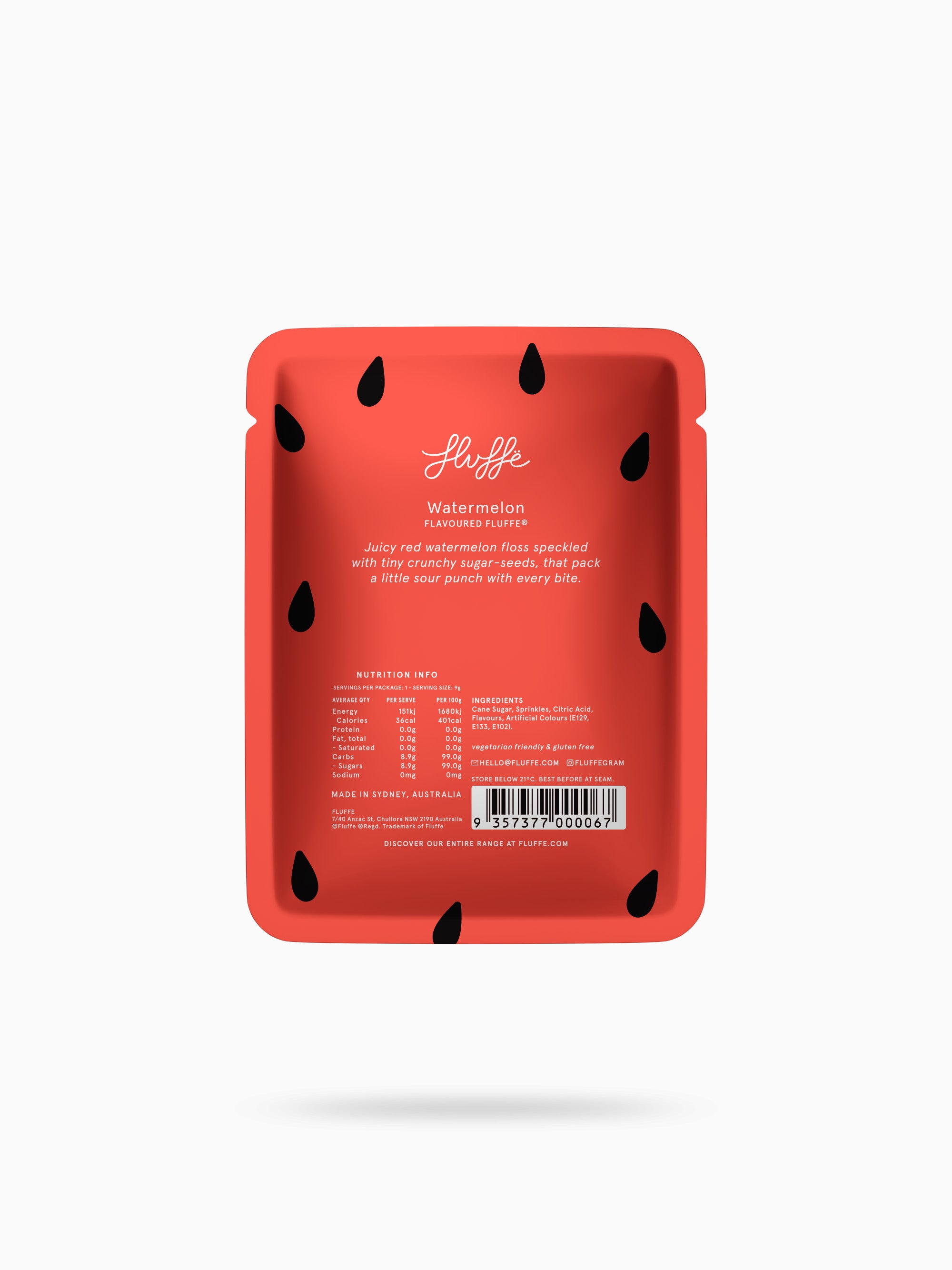 Fluffe Fairy Floss - Watermelon Cotton Candy